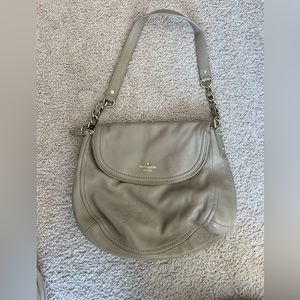 kate spade | Bags | Kate Spade Tan Leather Shoulder Bag | Poshmark